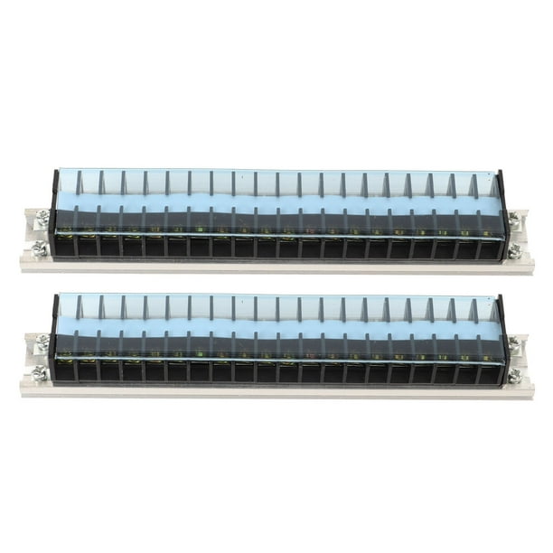 Wire Terminal Block,660V 15A Dual Rows Dual Row Terminal Block Terminal ...