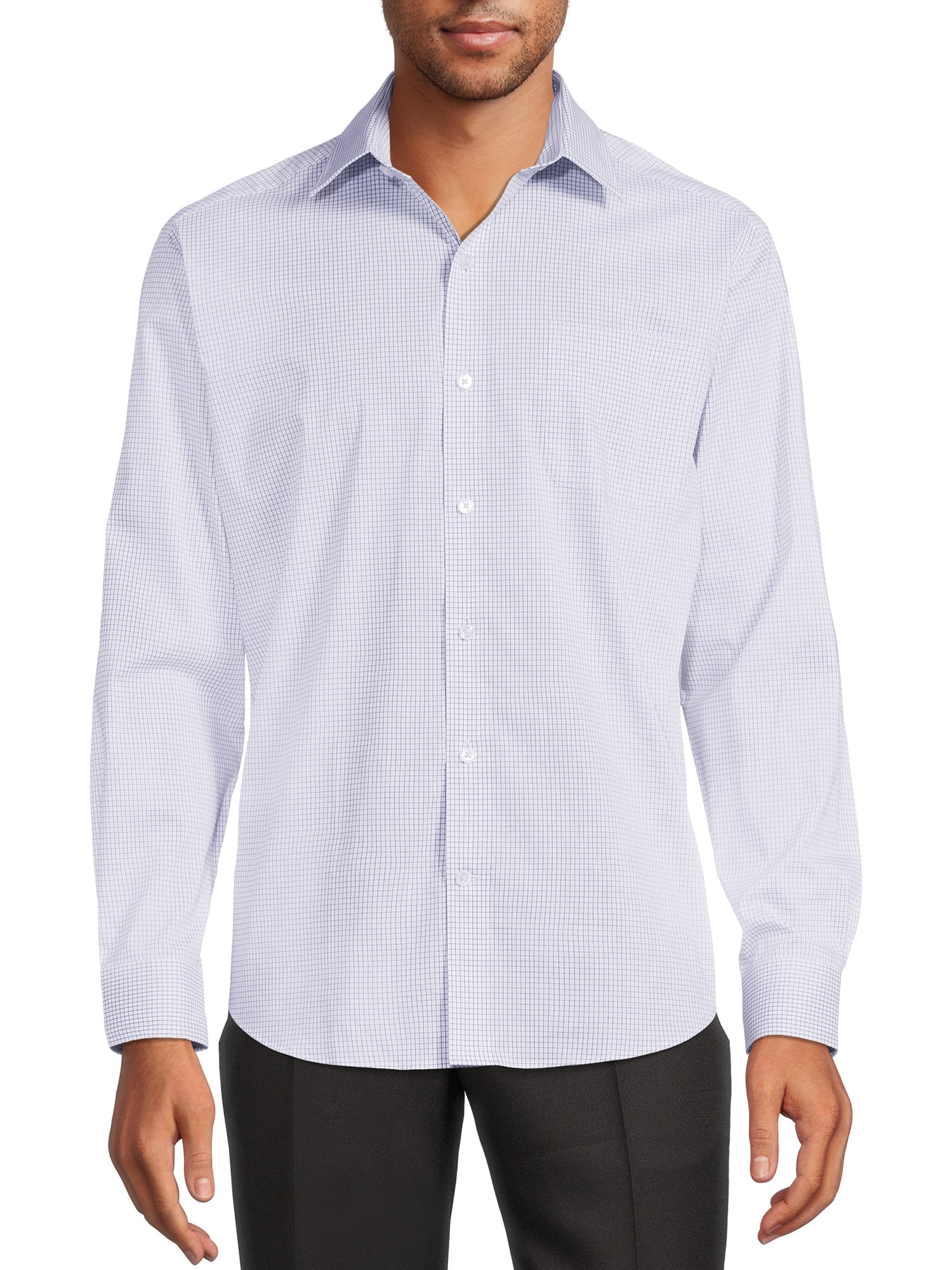 George Men's Classic Dress Shirt - Walmart.com