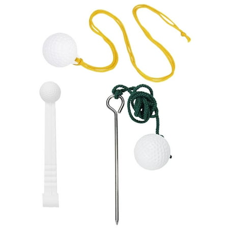 3 Types Set Golf Swing Practice Training 40mm Ball With Rope/ Stake ...