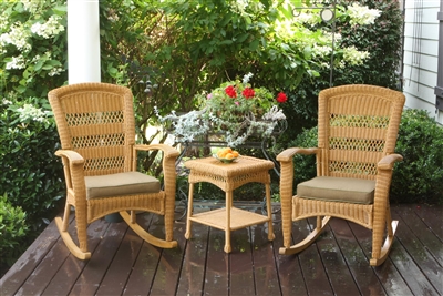 Portside 3Pc Plantation Rocking Set - Amber - Walmart.com