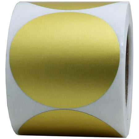 Hybsk Matte Gold Labels 2 inch Round Color Coding Dots Stickers ...