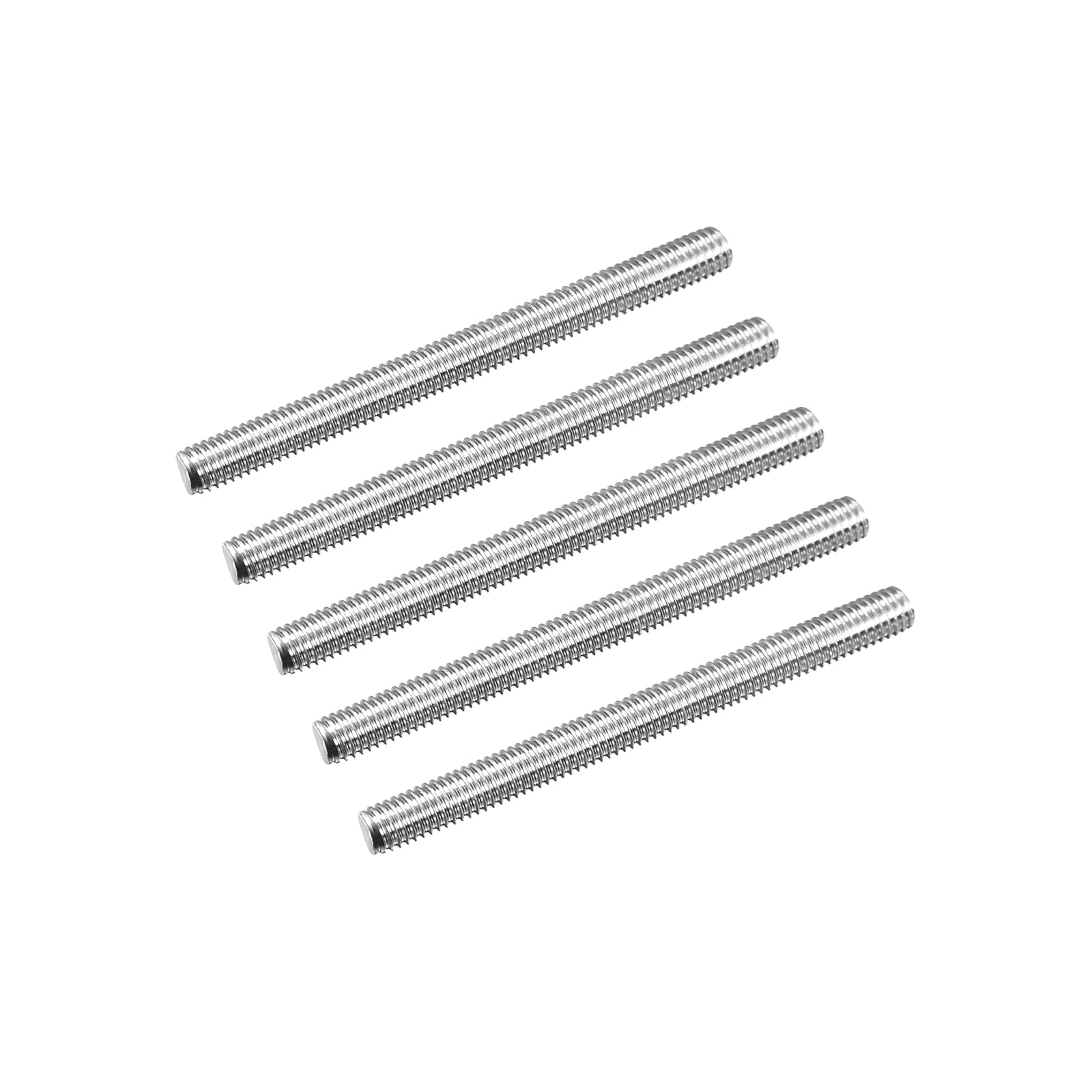 Uxcell Fully Threaded Rod M5 x 55mm 0.8mm Thread Pitch 304 Stainless ...