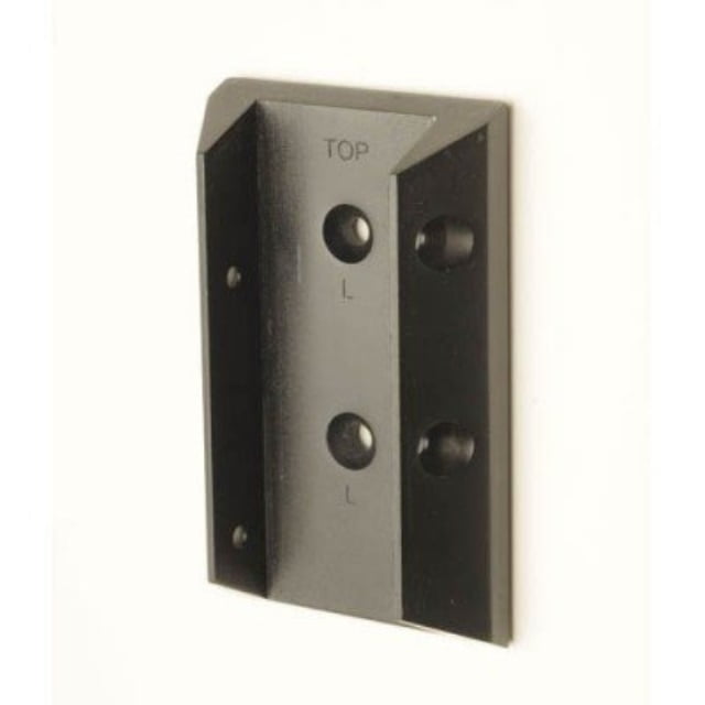 deckorators stair rail bracket kit for railings - pack of 2 - black ...