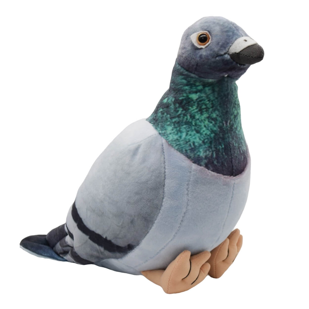 Realistic Gray Pigeon Stuffed Animal Plush Toy, Lifelike Gray Pigeon ...