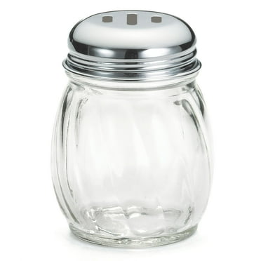 Gemco Clear/Silver Glass/Stainless Steel, 5 oz Cheese Shaker for ...