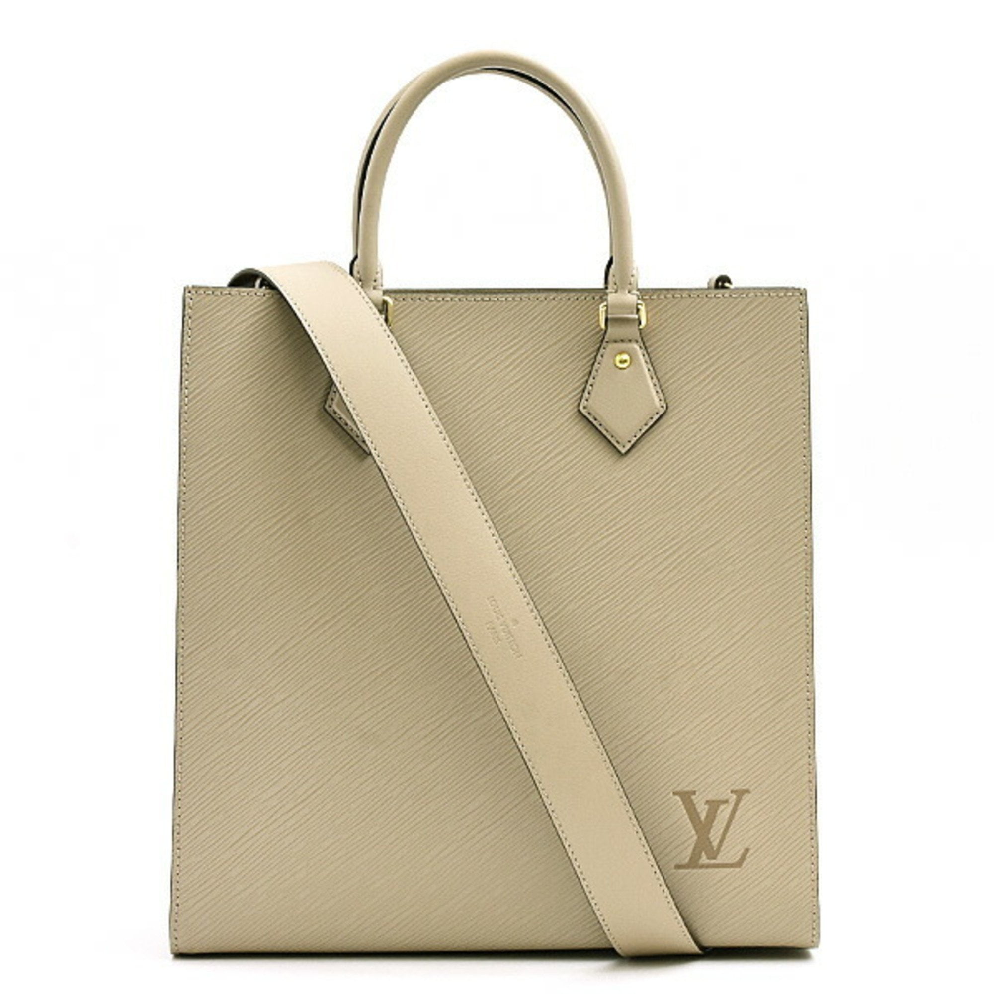 Pre-Owned Louis Vuitton Women's Epi Sac Plat PM Tote Bag Gale Gray ...