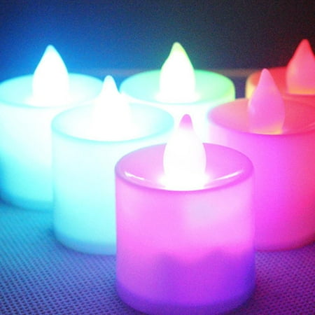 Battery Operated Led Tea Lights,flameless Votive Tea Lights 24pcs ...
