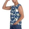 Balery cute winter bear Men's Sleeveless Muscle Shirts Workout Tank Top ...