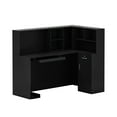 FUFU&GAGA Modern L-Shaped Reception Desk Reception Table Secretary ...