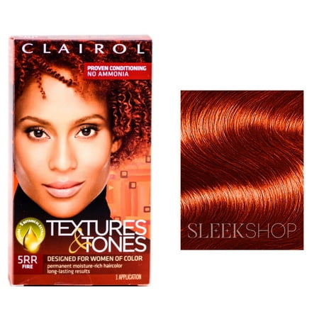 5RR Fire , Clairol Textures & Tones Hair Color - Designed For Women of ...