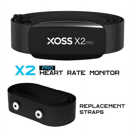 XOSS X2 Pro Heart Rate Monitor Sensor Rechargeable Battery Charger ...