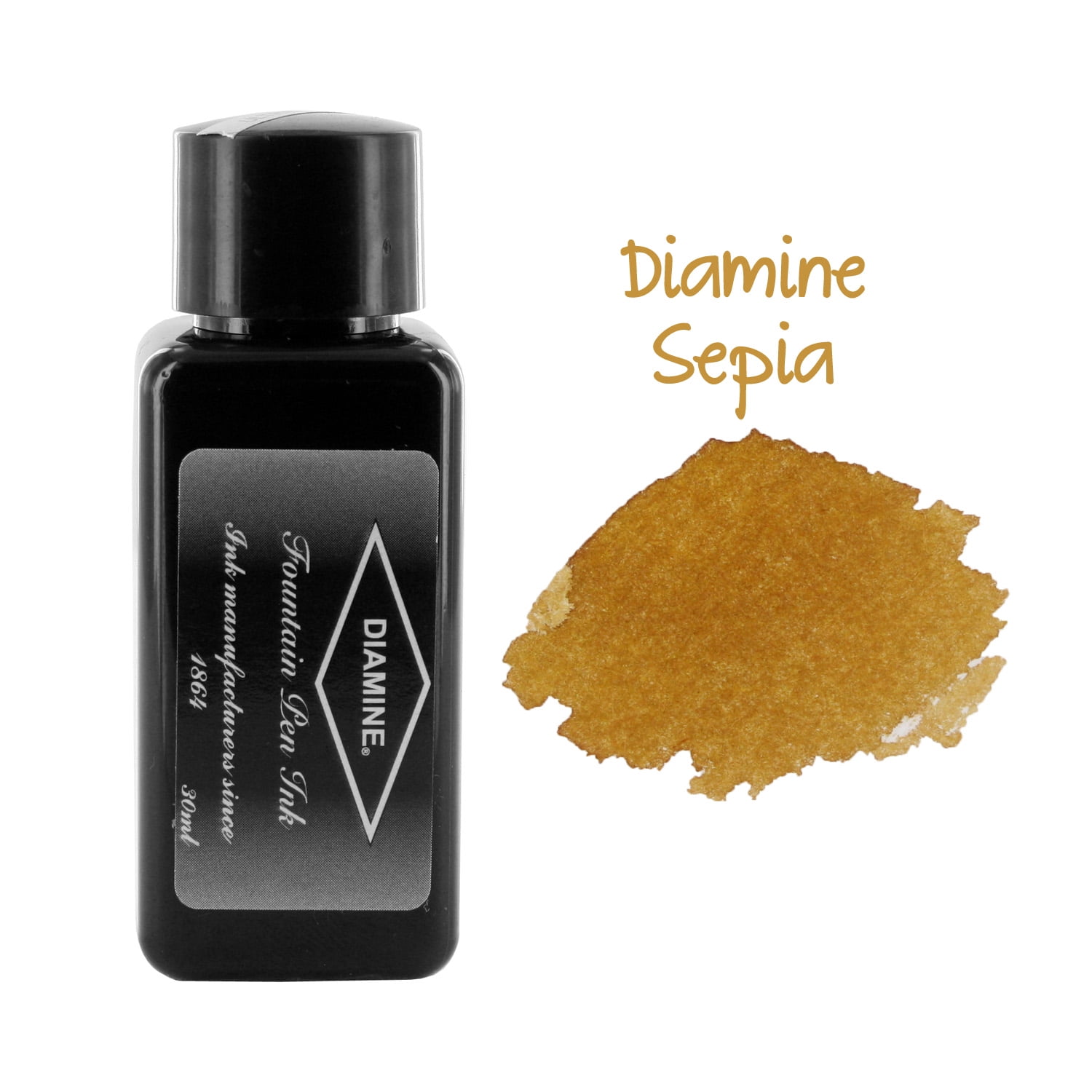 Diamine 30 ml Bottle Fountain Pen Ink, Sepia - Walmart.com