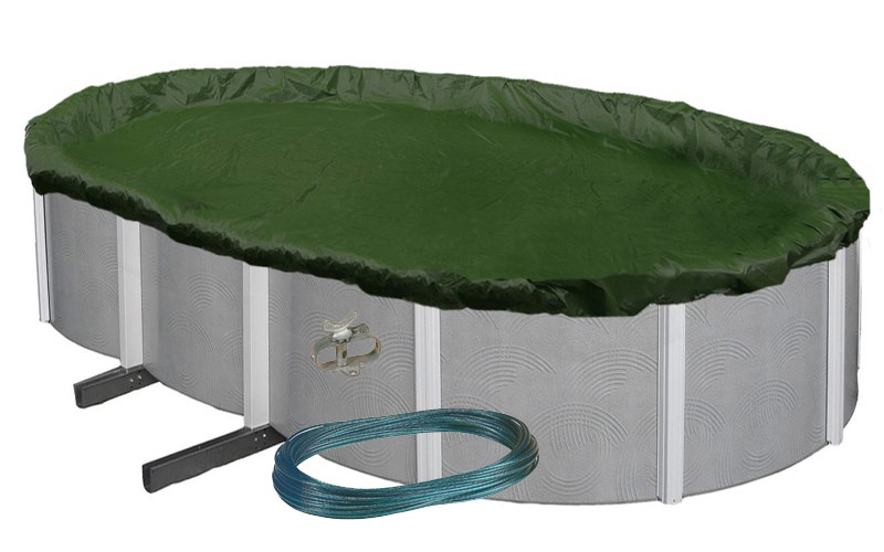 12 X 24 Foot Oval Swimming Pool Winter Cover 12 year Warranty 12 X 24 Foot Oval Swimming Pool Winter Cover 12 year Warranty