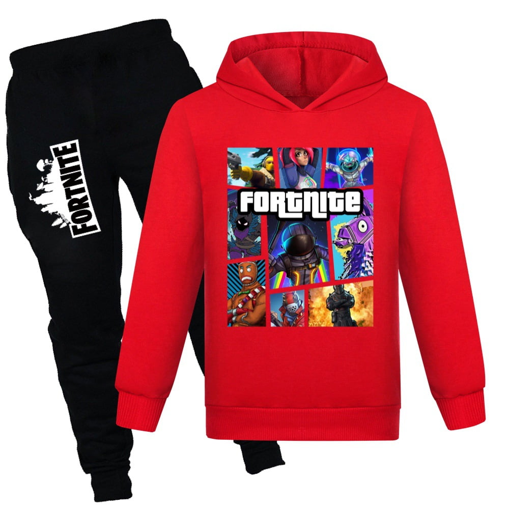 Click here for Quanty Boys And Girls Fortnite Pullover Hoodie Jog... prices