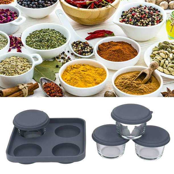 Recipiente para salsa ANGGREK tapa aderezo para ensalada comida ...