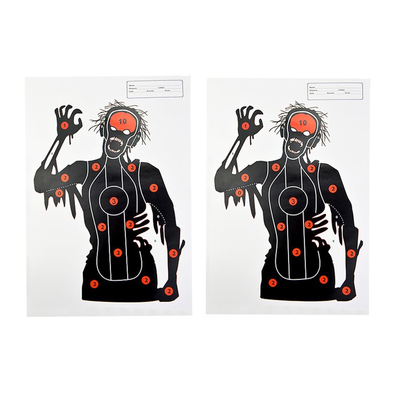 Printable Shooting Target Zombie