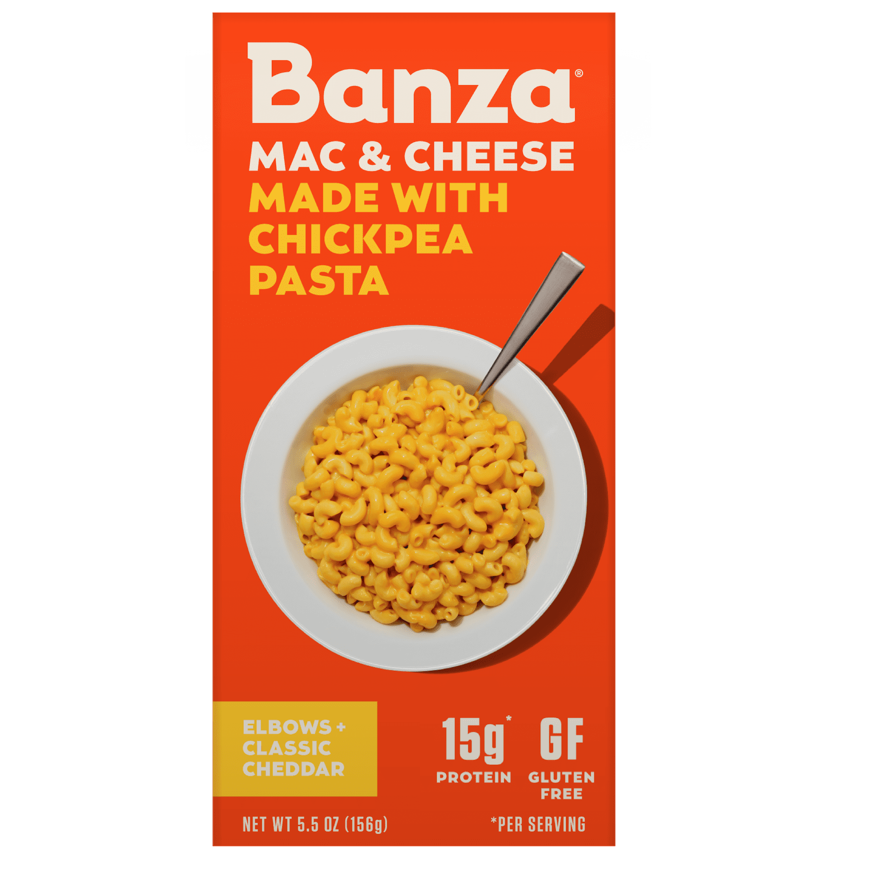 Banza Elbows & Classic Cheddar, Mac and Cheese - High Protein, Gluten ...