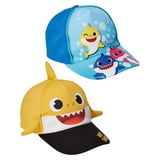 Baby Shark Toddler Boys' 2 Pack Adjustable Baseball Caps - Walmart.com