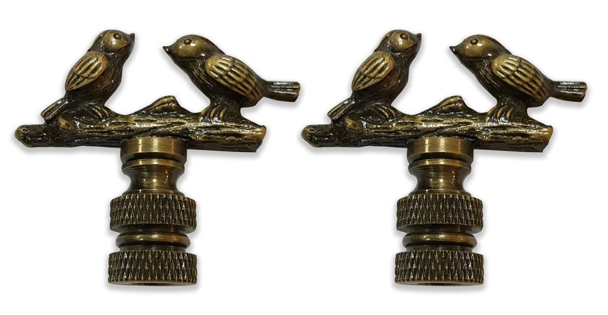 Royal Designs, Inc. Birds on Tree Branch Lamp Finial for Lamp Shade, F ...