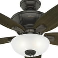Hunter 42" Kenbridge Noble Bronze Ceiling Fan with Light Kit and Pull ...