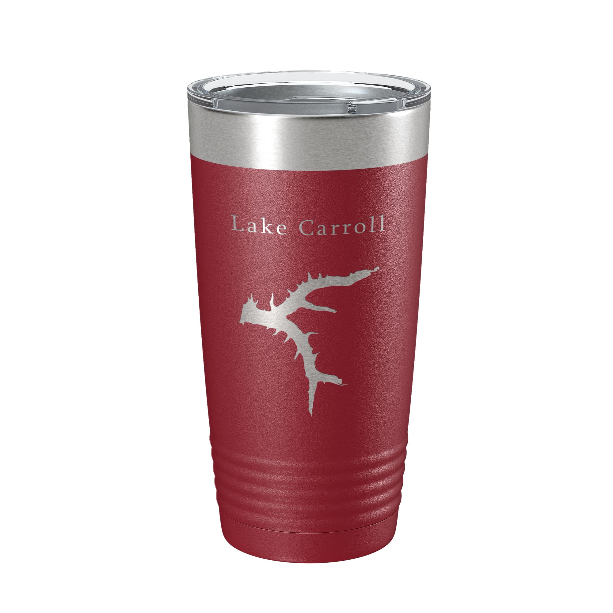 Lake Carroll Map Tumbler Travel Mug Insulated Laser Engraved Coffee Cup ...