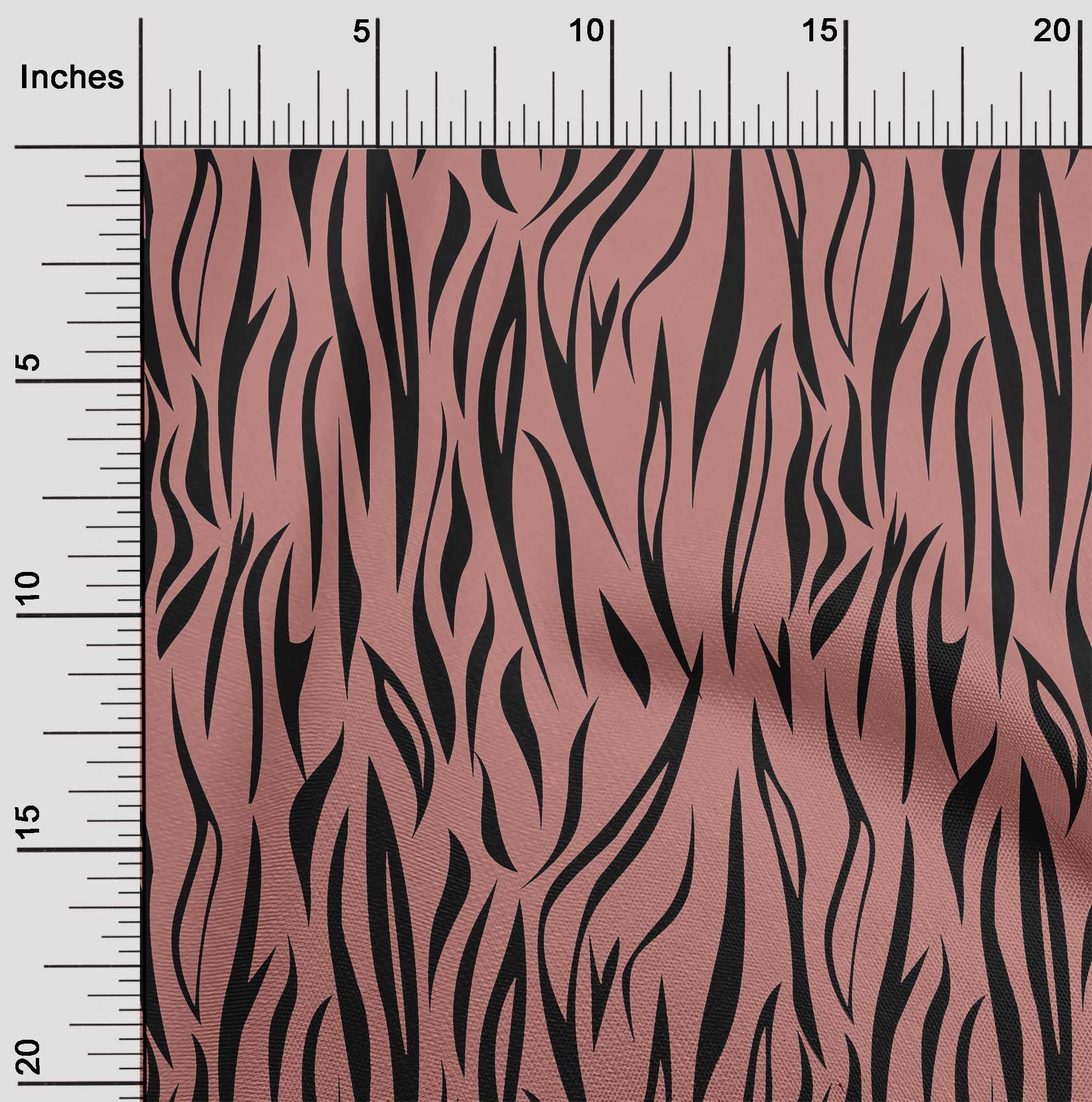 oneOone Silk Tabby Dusty Rose Fabric Skins Animal Sewing Material Print ...