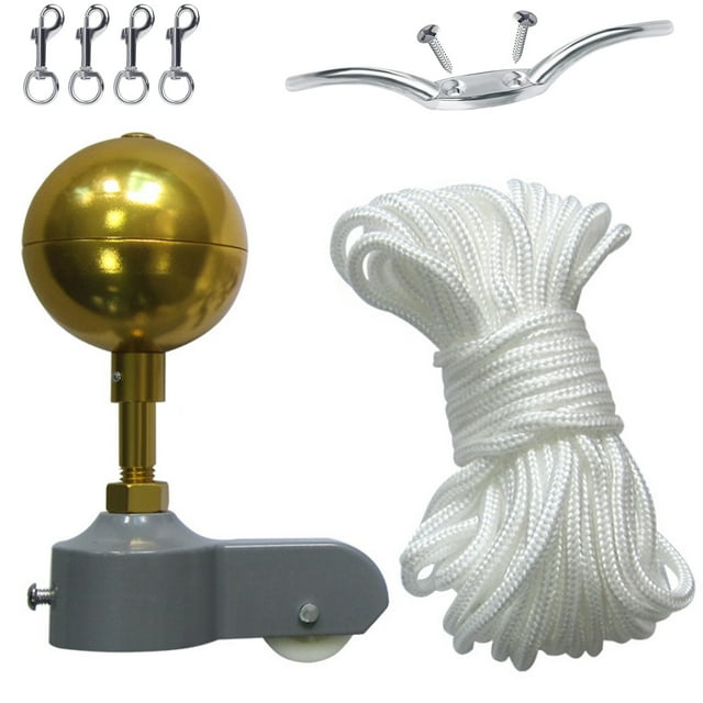 Flagpole Hardware Parts Repair Kit,Durable Outdoor Flagpole Kits,Flag ...