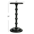 Free Shipping! Creative Co-Op Ergo Pedestal Cocktail Side Table, Black ...