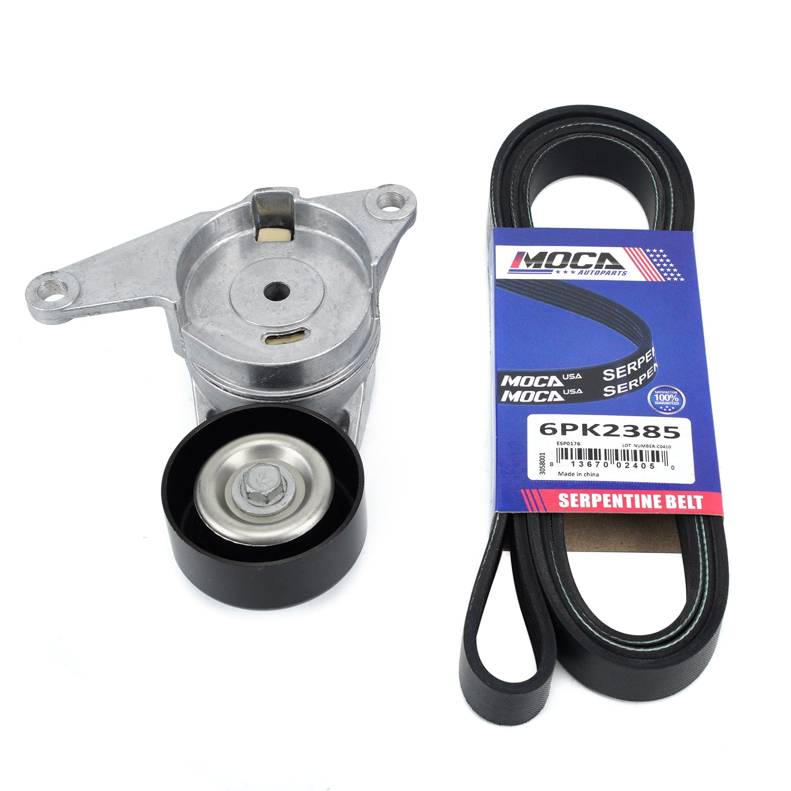 MOCA AUTOPARTS Serpentine Belt with Tensioner Assembly Fit for 2011 ...