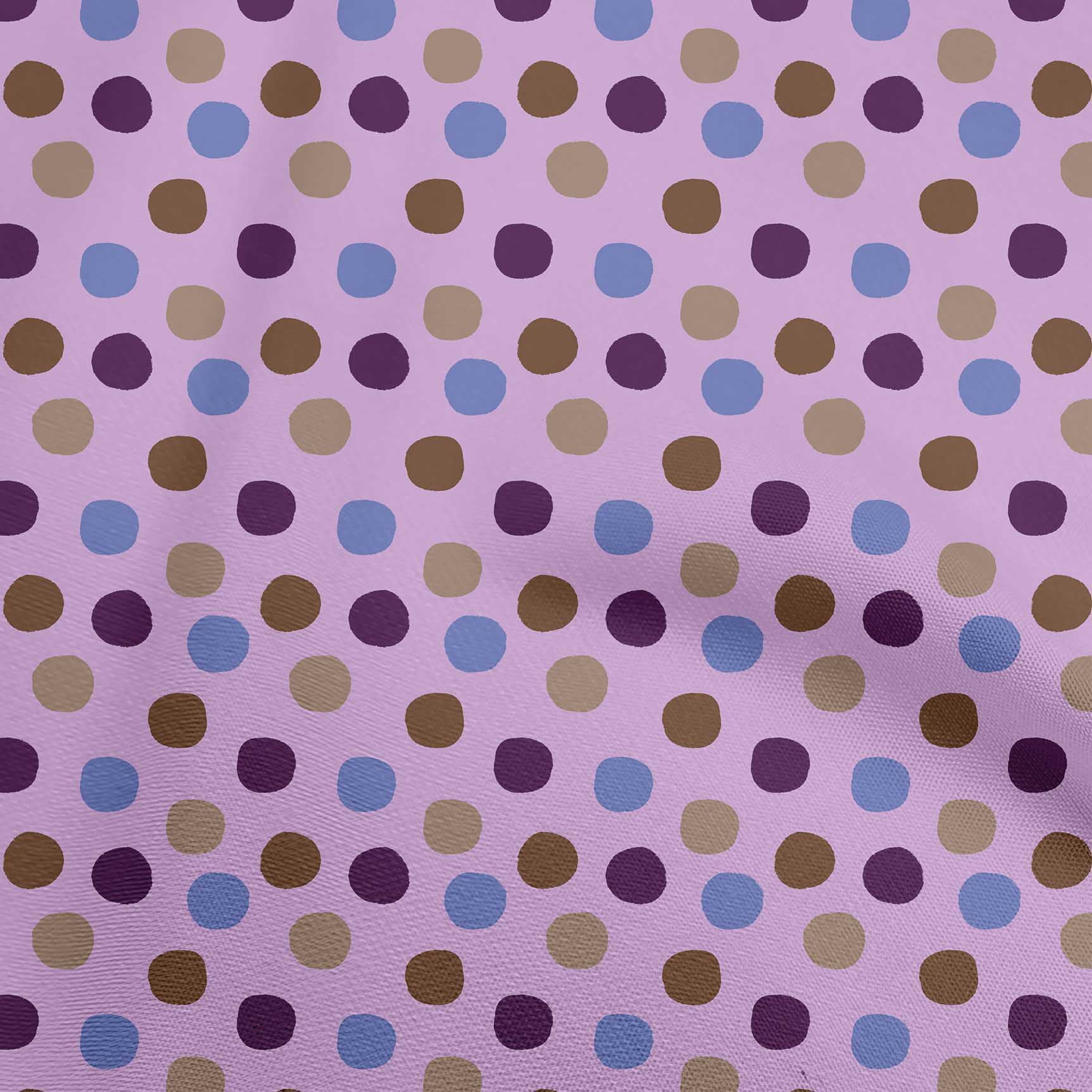 oneOone Silk Tabby Lavender Fabric Dot Diy Clothing Quilting Fabric ...