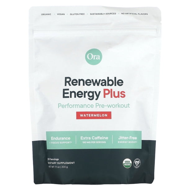 Suplemento Ora Renewable Energy Plus Performance antes del ...