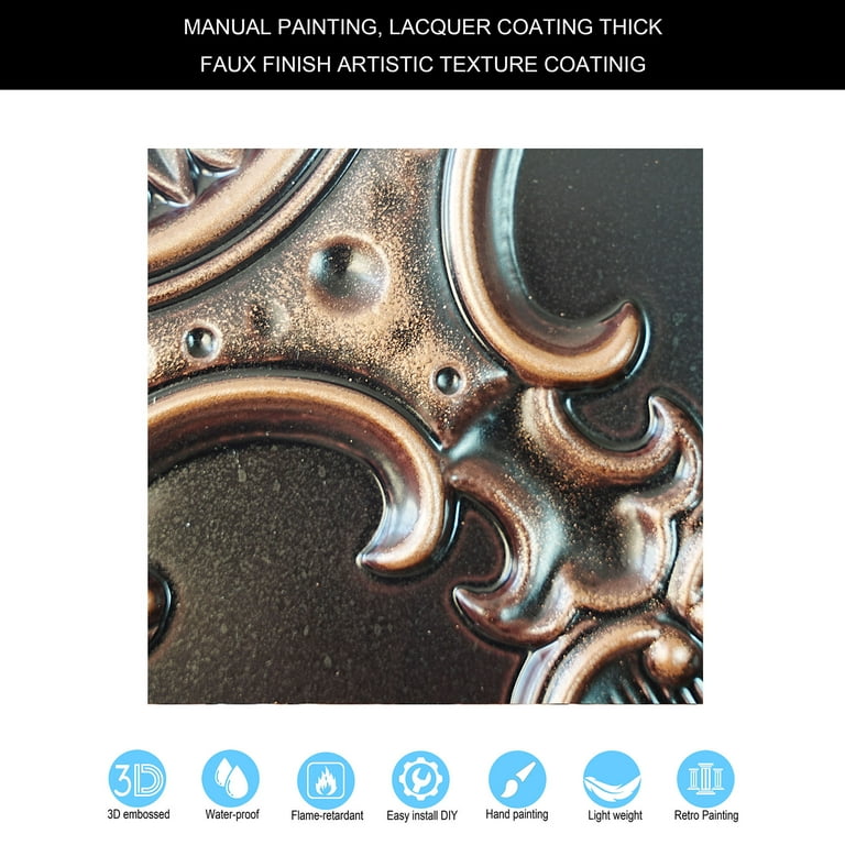 Metallic Copper Ceiling Faux Finishes Tin Ceiling Tiles Faux Tin