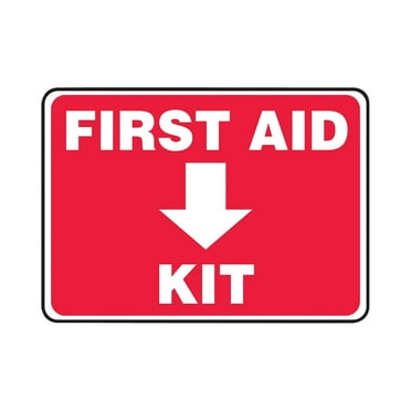 First Aid Kit Sign - Walmart.com