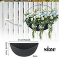 BAOPAI 3PCS Half Round Flower Basket Liners Reusable Fabric Plants Pot ...