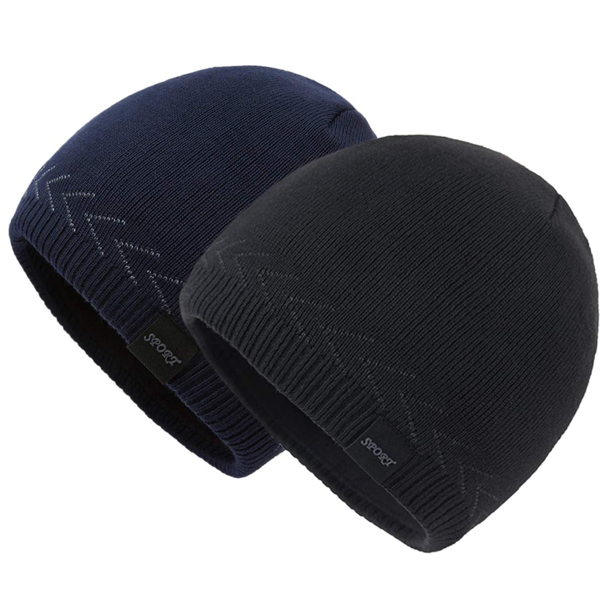 COOPLUS Slouchy Beanie Hats for Men Warm Winter Hats Mens Beanie Cap ...