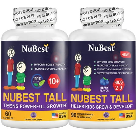 Bundle 2: NuBest Tall 10+ for Children (10+) and Teens & NuBest Tall ...