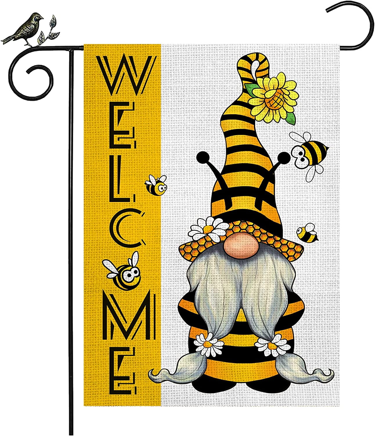 Welcome Fall Garden Flag 12 x 18 Inch Double Sided Autumn House Flag ...