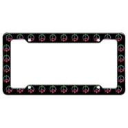 Peace, Signs Rainbow License Plate Tag Frame, Multiple Colors - Walmart.com