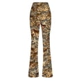 DailyTrove Women's Wide-Leg Lounge Pants - Camo & Leopard Print Bold ...