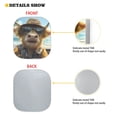 Pzuqiu Windshield Sun Shade with Beach Cow Design, Car Shades for Front ...