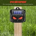KingFurt 4Pcs Solar Predator Control Light Coyote Deterrent Deer Bird ...