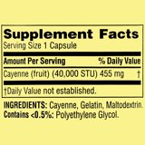 Spring Valley Cayenne Dietary Supplement Capsules for Metabolism ...