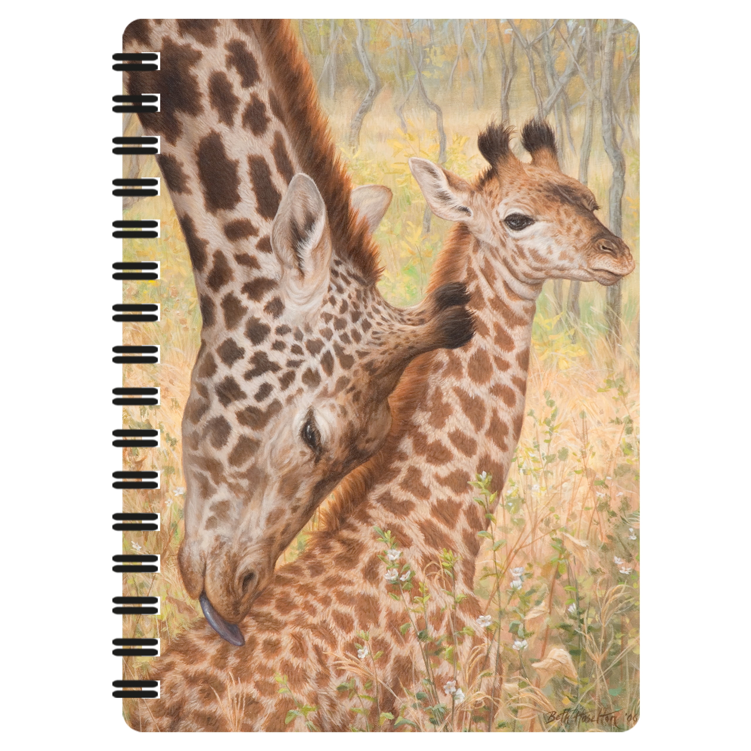 3D LiveLife Jotter - Tender Love from Deluxebase. Lenticular 3D Giraffe ...