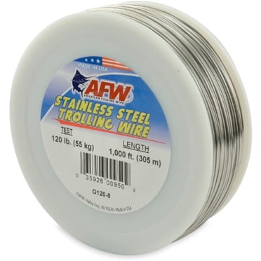American Fishing Wire Tooth Proof Stainless Steel Single Strand Leader ...