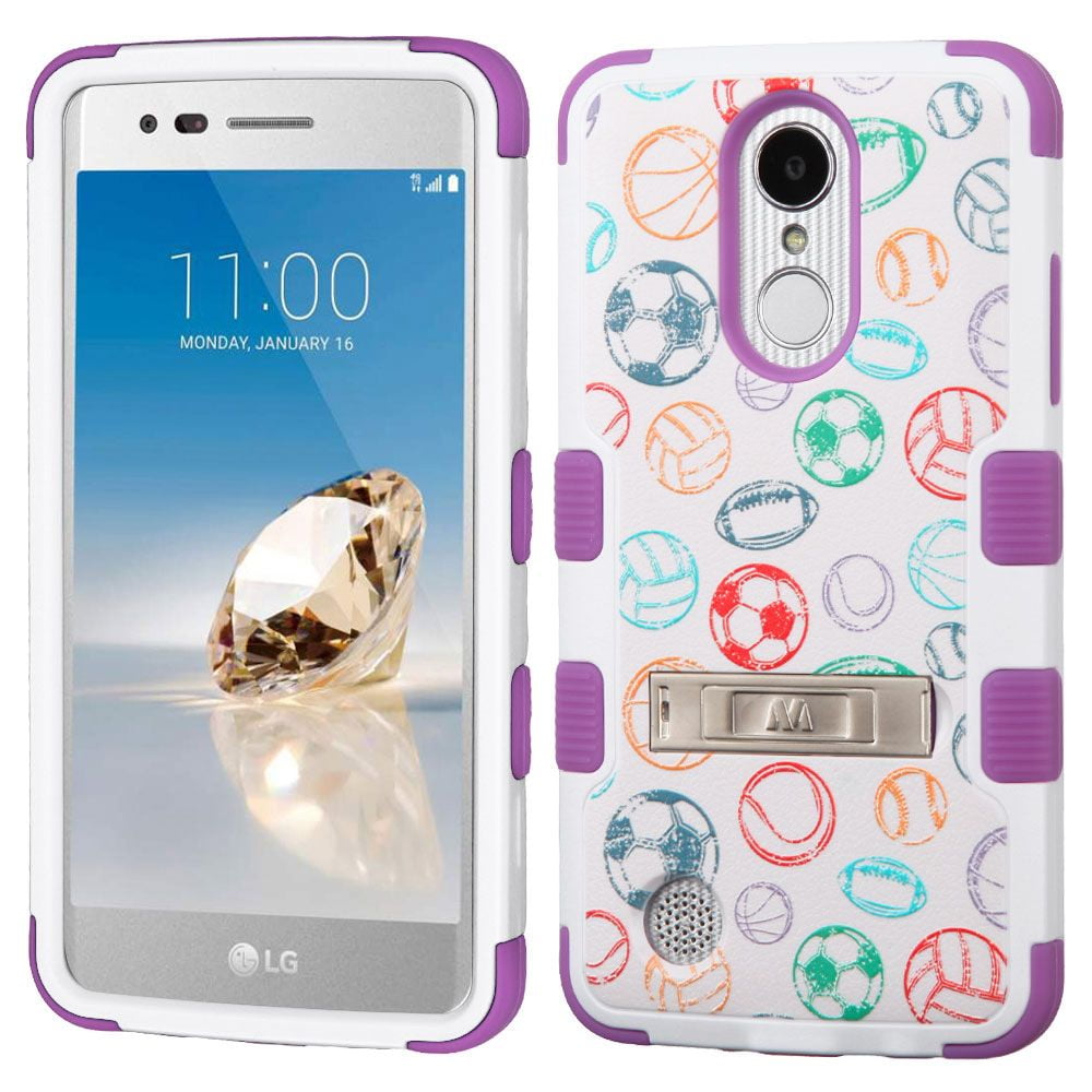 LG Aristo phone case, LG K8 2017 phone case, by Insten TUFF Hybrid ...