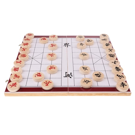 Portable Xiangqi Chinese Chess Set Foldable Board Game Family Games ...
