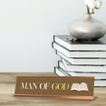 Man Of God, Gold Frame, Desk Sign (2x8") - Walmart.com