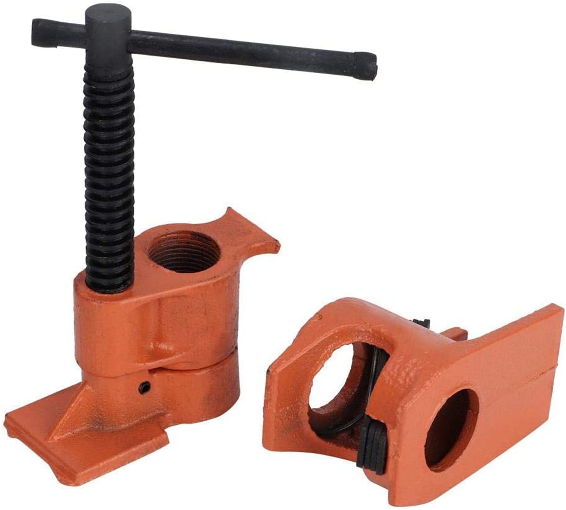 Clamp Vise Fixture, 3/4 Inch Jaws Vise Pipe Clamp Kit for Woodworking ...