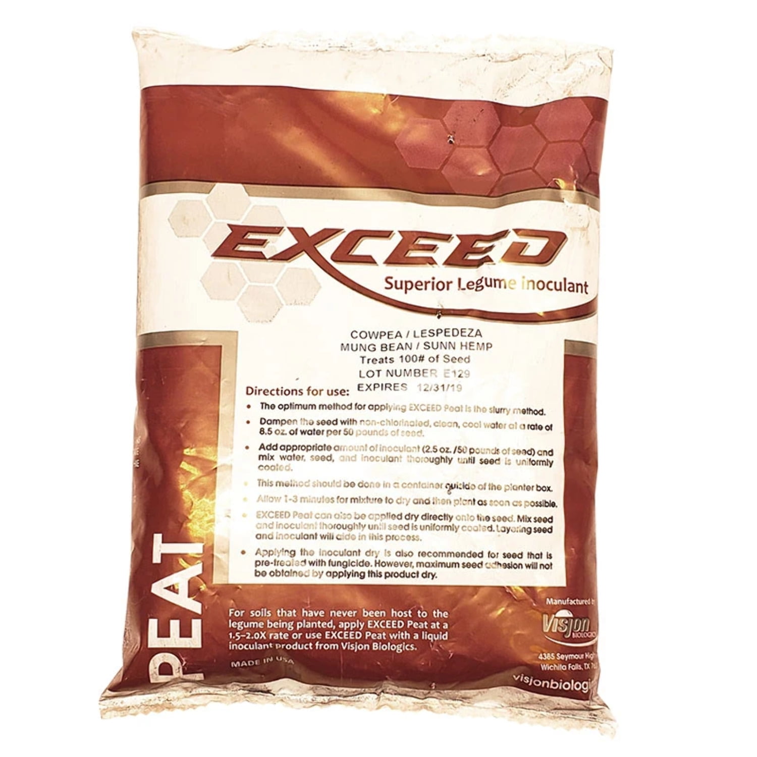Exceed Peanut and Cowpea Organic Inoculant - Nitrogen Fixation ...