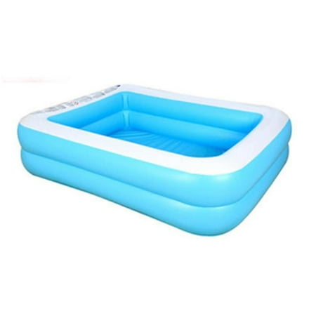 Blue Plastic Kids Swimming Pool, Rectangular Kids Swimming Pool, Kids ...